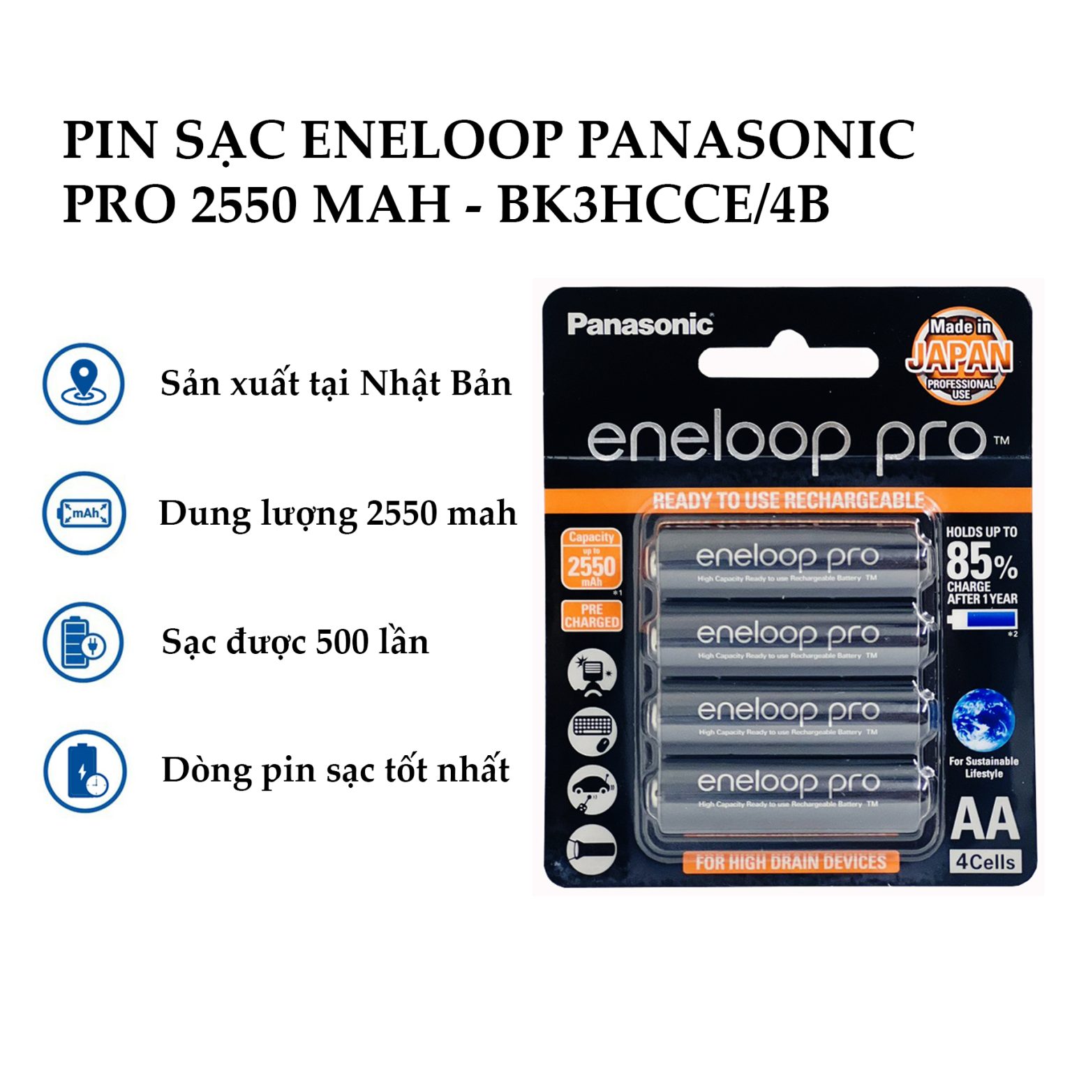 Pin Panasonic - Pin AA , Pin AAA , Pin Sạc Panasonic Chính Hãng
